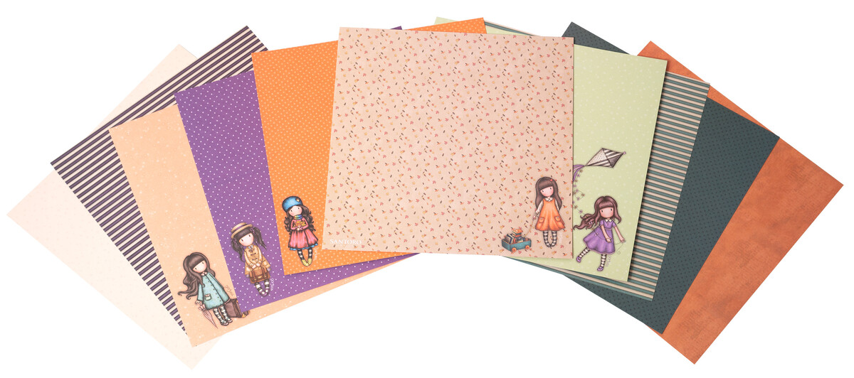 Gorjuss 8x8 Inch Background Paper Set (GOR-ES-PS28) - Craftlines B.V.