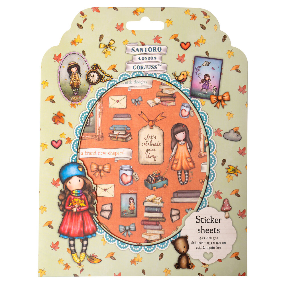 Gorjuss Sticker Sheets (GOR-ES-STIC10) - Craftlines B.V.