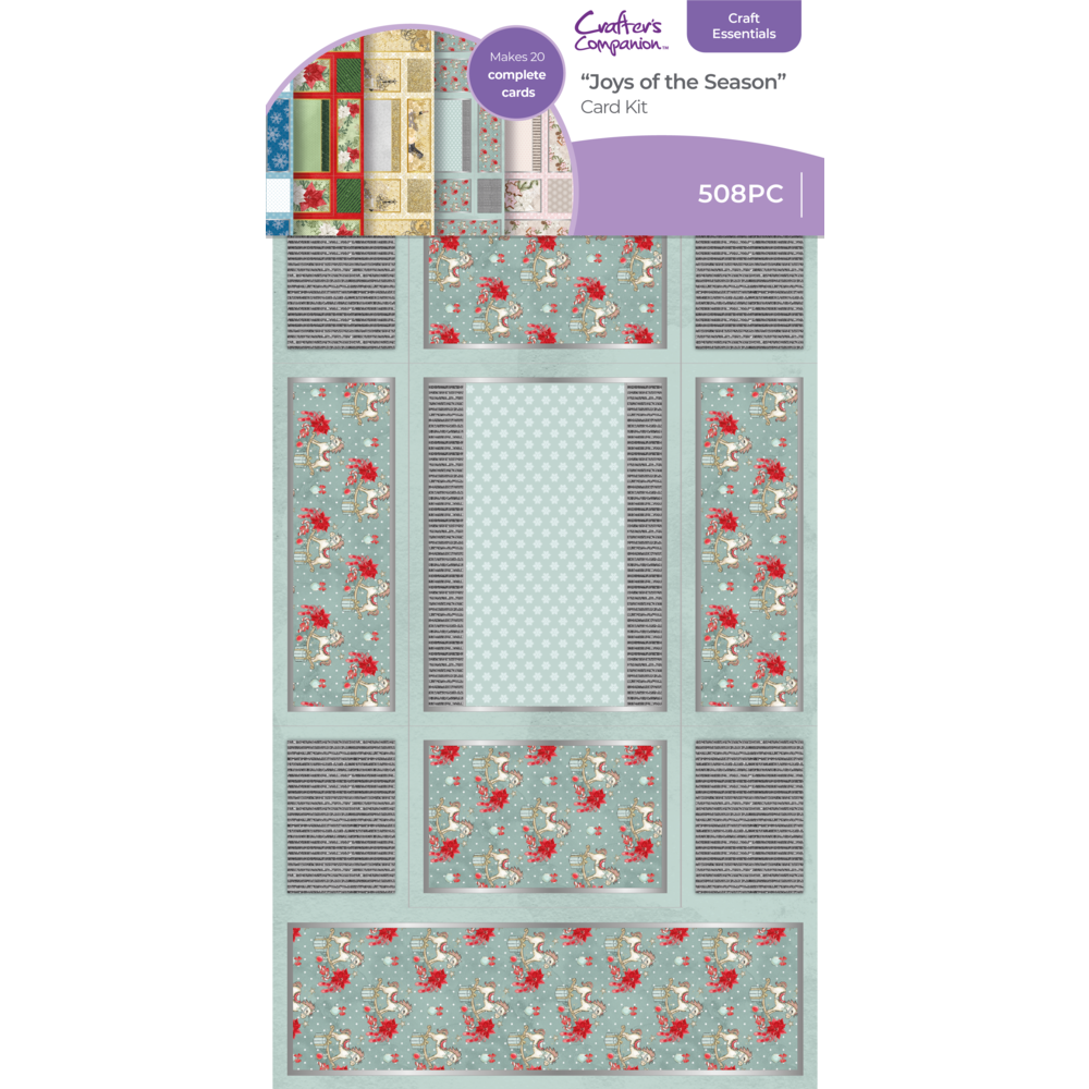 Concertina Shutter Card Kit Joys of the Season (CC-KIT-CSC-JOTS ...