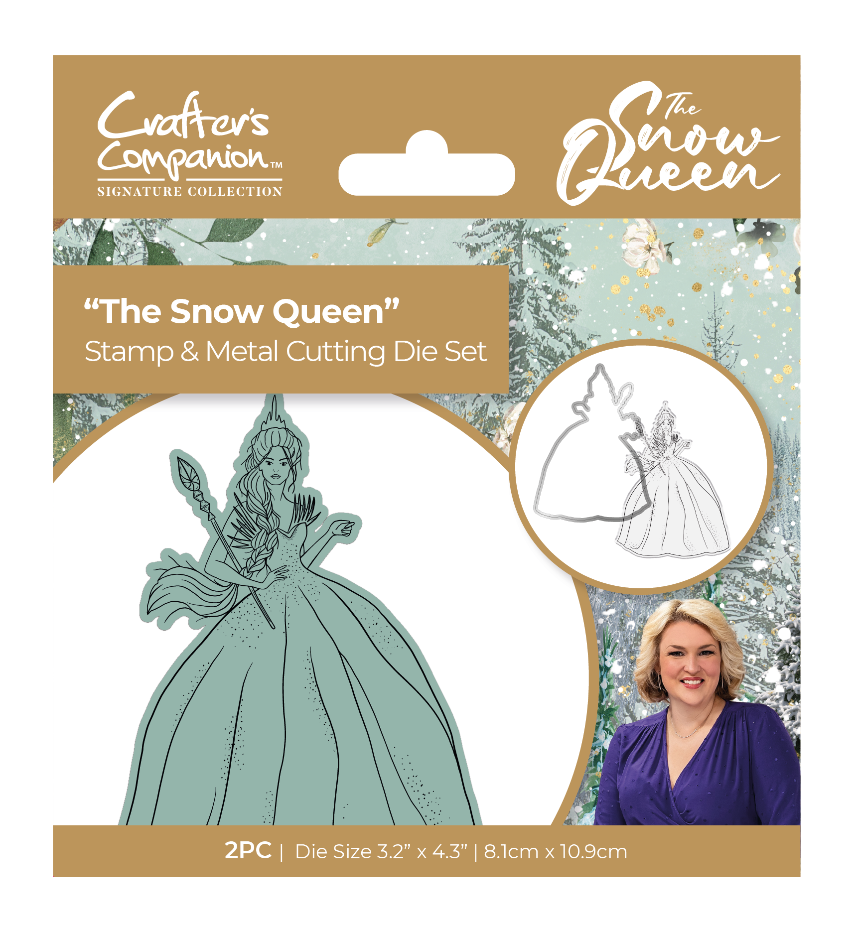Sara Signature Stamp and Die The Snow Queen (S-SQ-STD-TSNQ ...