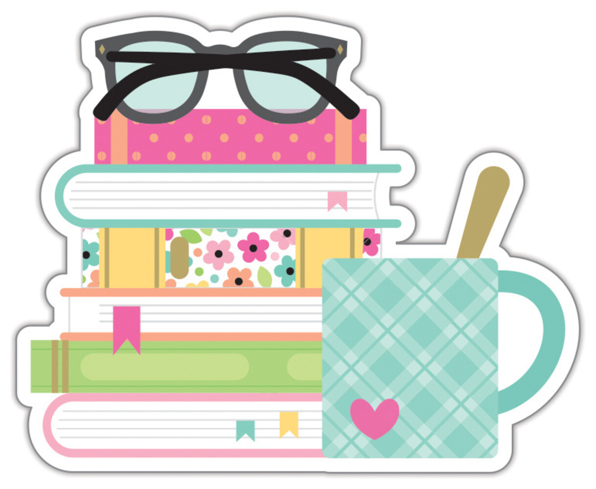 Bookworm Sticker Doodle (8181) - Craftlines B.V.