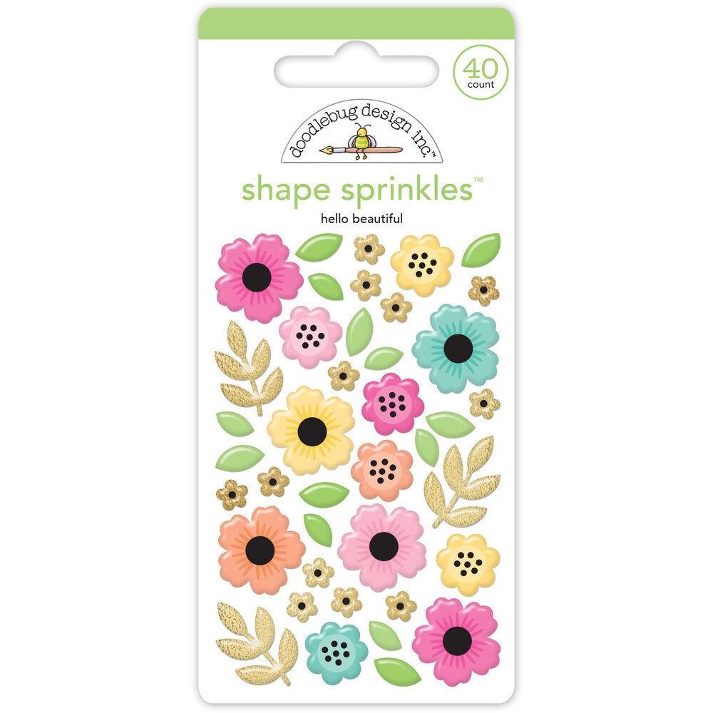 Hello Beautiful Shape Sprinkles (8159) - Craftlines B.V.