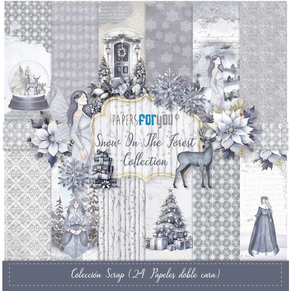 Snow On The Forest Mini Scrap Paper Pack (24pcs) (PFY-12398 ...