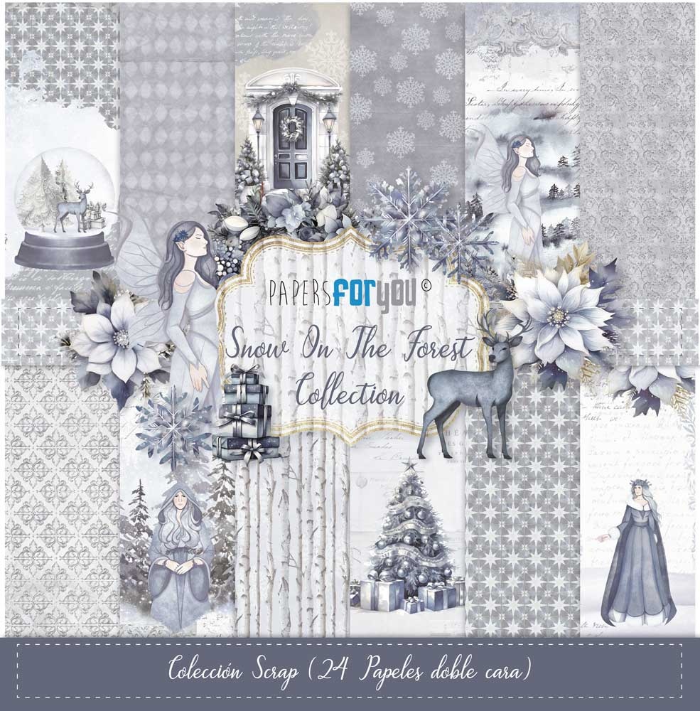 Snow On The Forest Midi Scrap Paper Pack (24pcs) (PFY-12396 ...