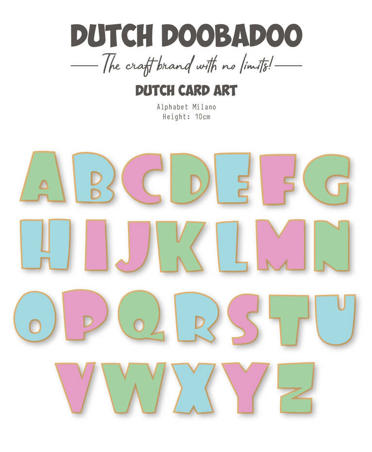 Dutch Card Art A5 Alphabet Milano (470.784.257) - Craftlines B.V.