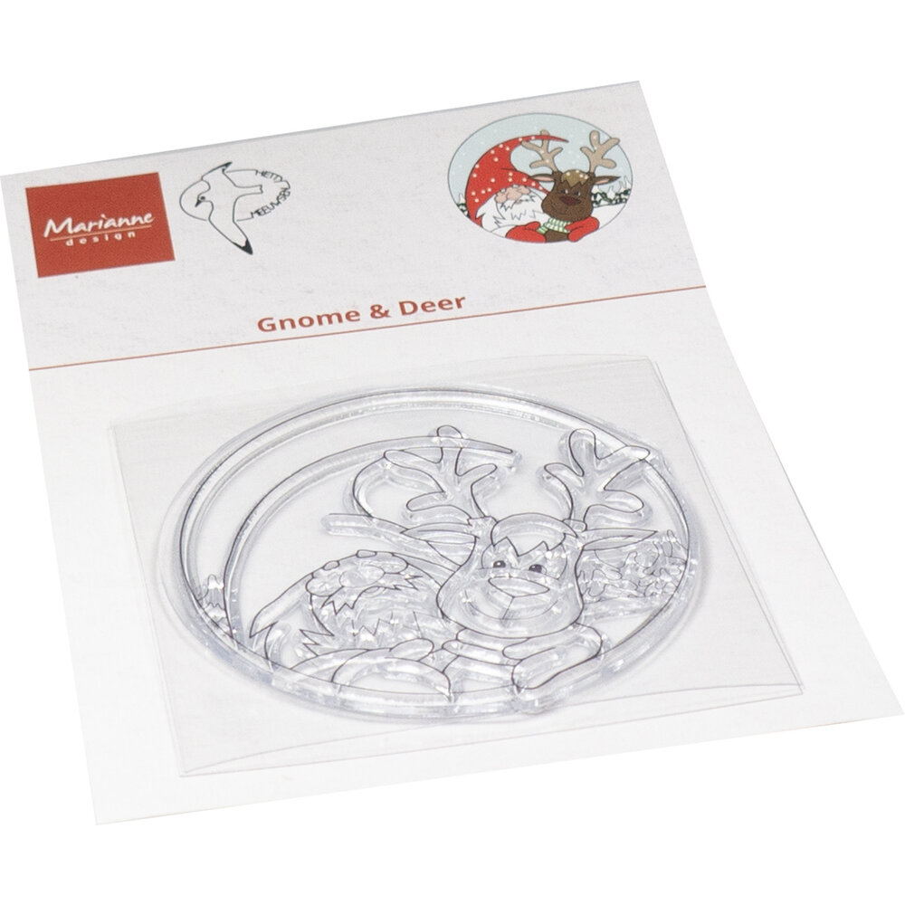 Clear Stamps Hetty's Gnome & Deer (HT1672) - Craftlines B.V.