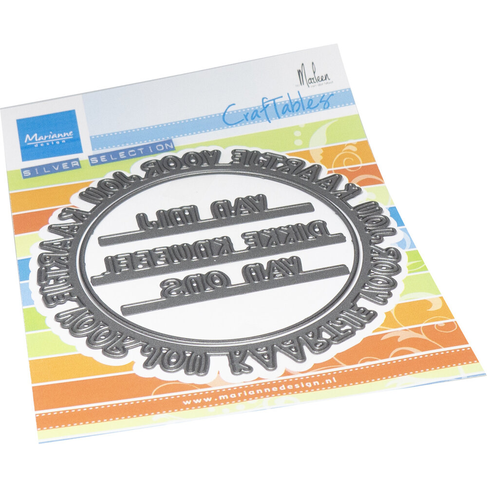 Craftable by Marleen Kaartje Voor Jou Cirkel (CR1635) - Craftlines B.V.
