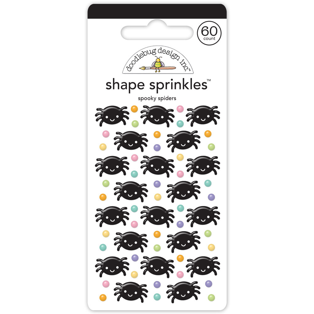 Spooky Spiders Shape Sprinkles (8234) - Craftlines B.V.