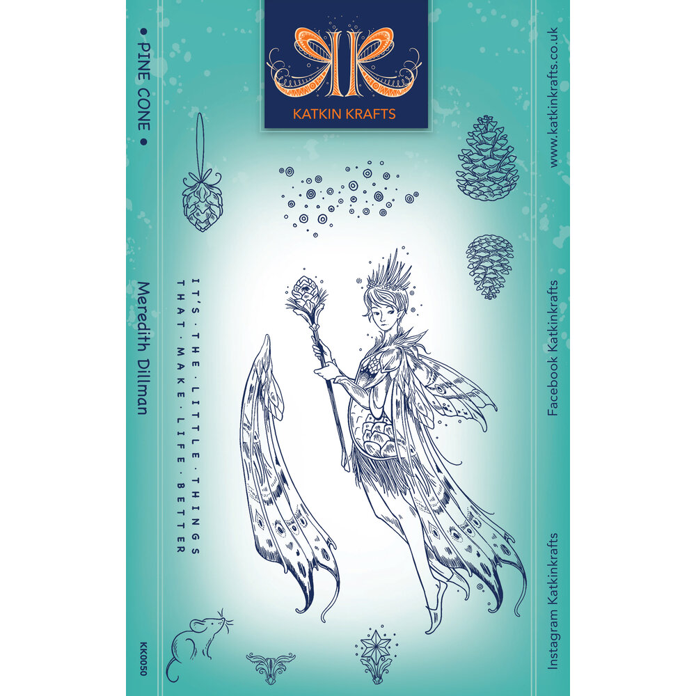 Pine Cone A5 Clear Stamp Set (KK0050) - Craftlines B.V.