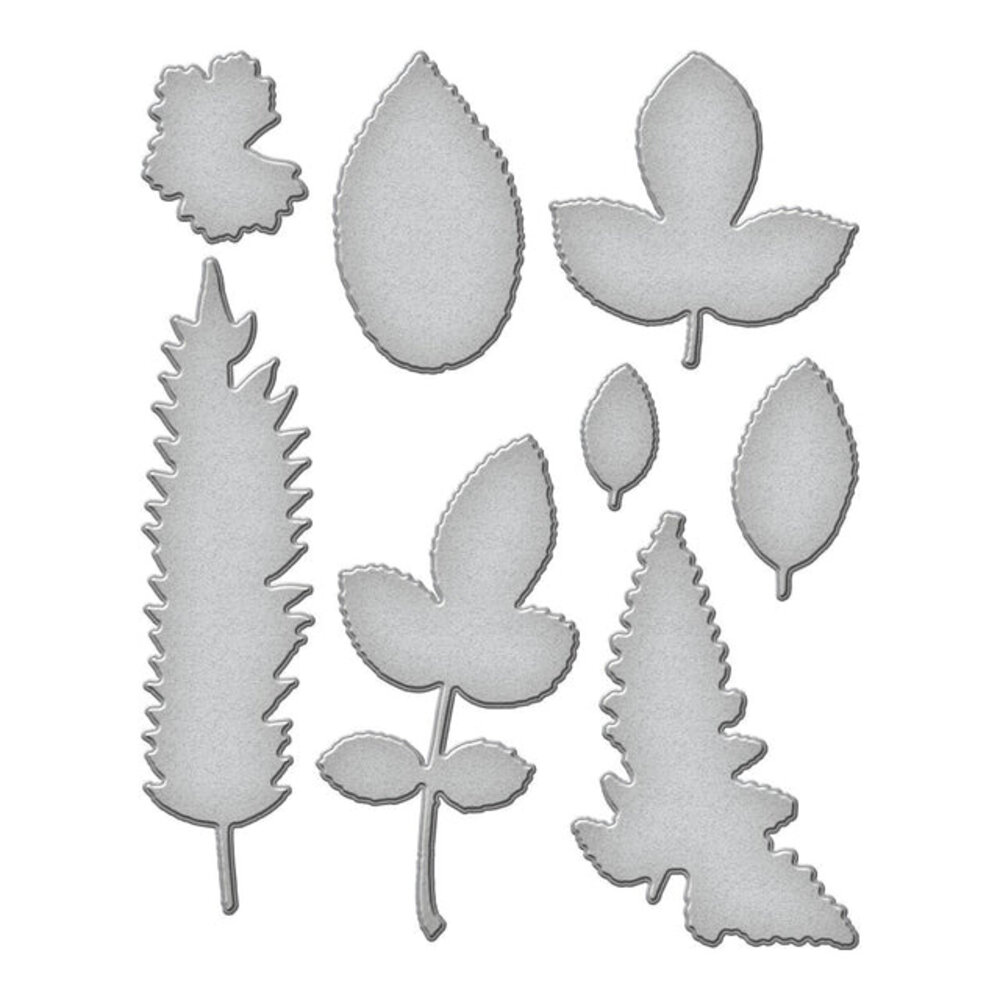 Leaf Prints Etched Dies (S7-240) - Craftlines B.V.