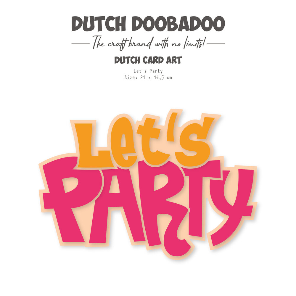 Dutch Card Art A5 Let's Party (470.784.266) - Craftlines B.V.