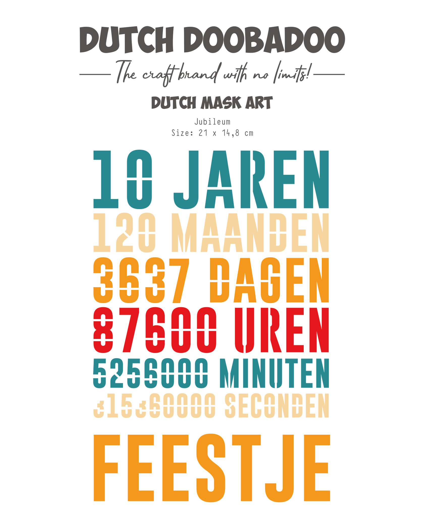 Dutch Card Art A5 Jubileum (470.784.269) - Craftlines B.V.