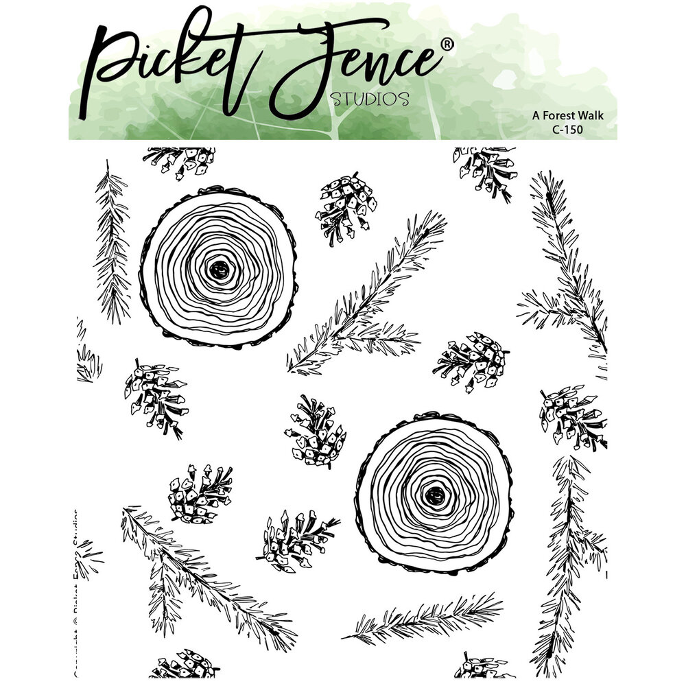 A Forest Walk 4x4 Inch Clear Stamps (C-150) - Craftlines B.V.