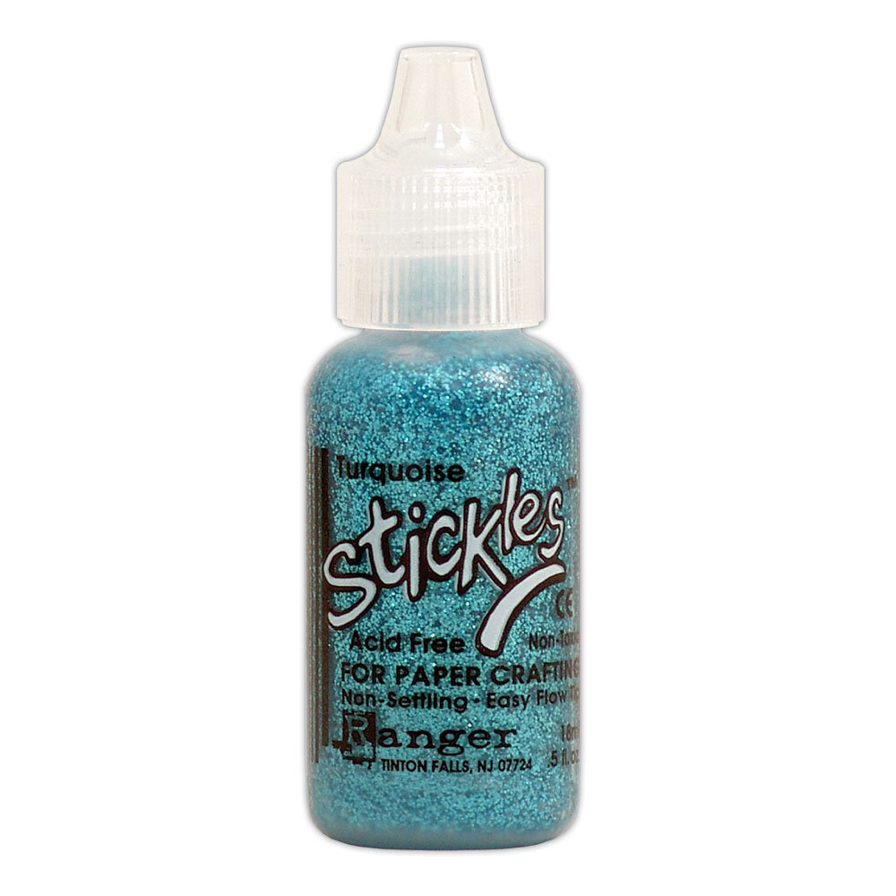 Ranger Stickles Glitter Glue Turquoise 0.5 fl oz (SGG01935 ...