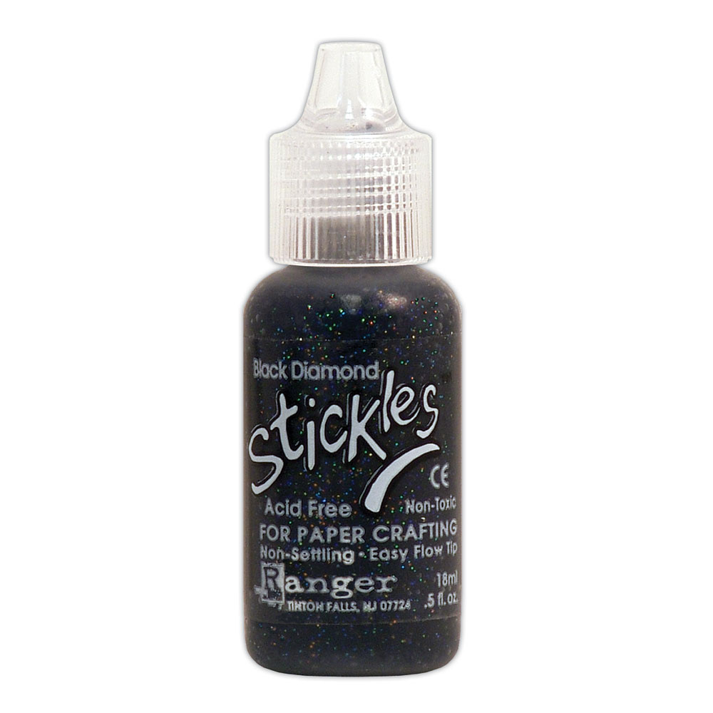Ranger Stickles Glitter Glue Black Diamond 0.5 fl oz (SGG15123 ...