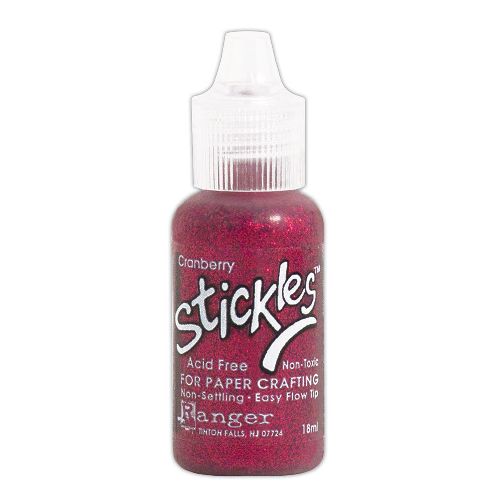 Ranger Stickles Glitter Glue Cranberry 0.5 fl oz (SGG38443 ...
