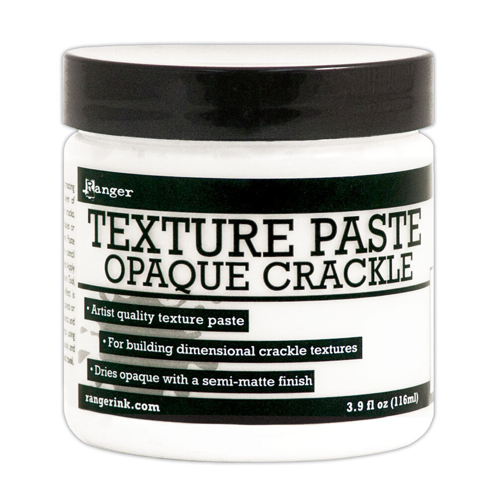 Ranger Texture Paste Opaque Crackle 3.9 fl oz (INK57505) - Craftlines B.V.
