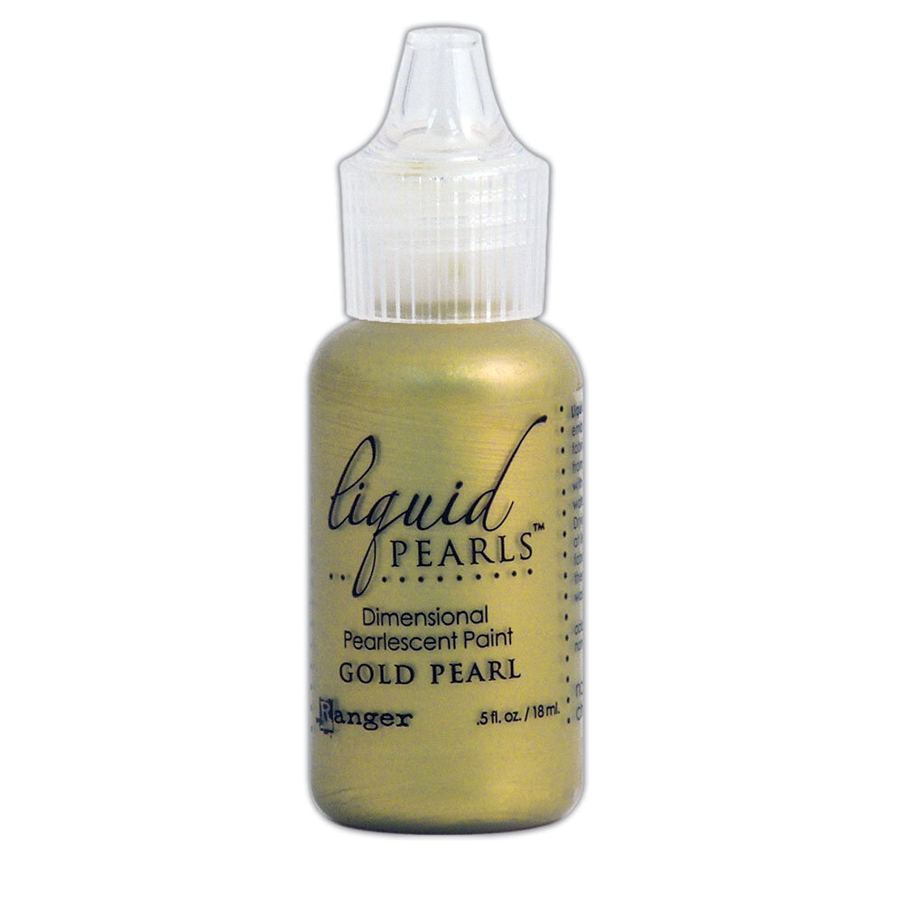 Ranger Liquid Pearls Gold Pearl 0.5 fl oz (LPL28130) - Craftlines B.V.