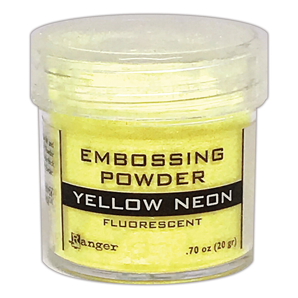 Ranger Embossing Powder Fluorescent Yellow Neon 1 oz (EPJ79088 ...