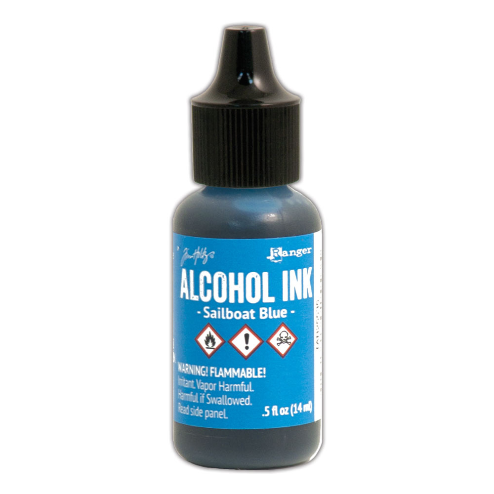 Tim Holtz Alcohol Ink Sailboat Blue 0.5 fl oz (TAB25535) - Craftlines B.V.
