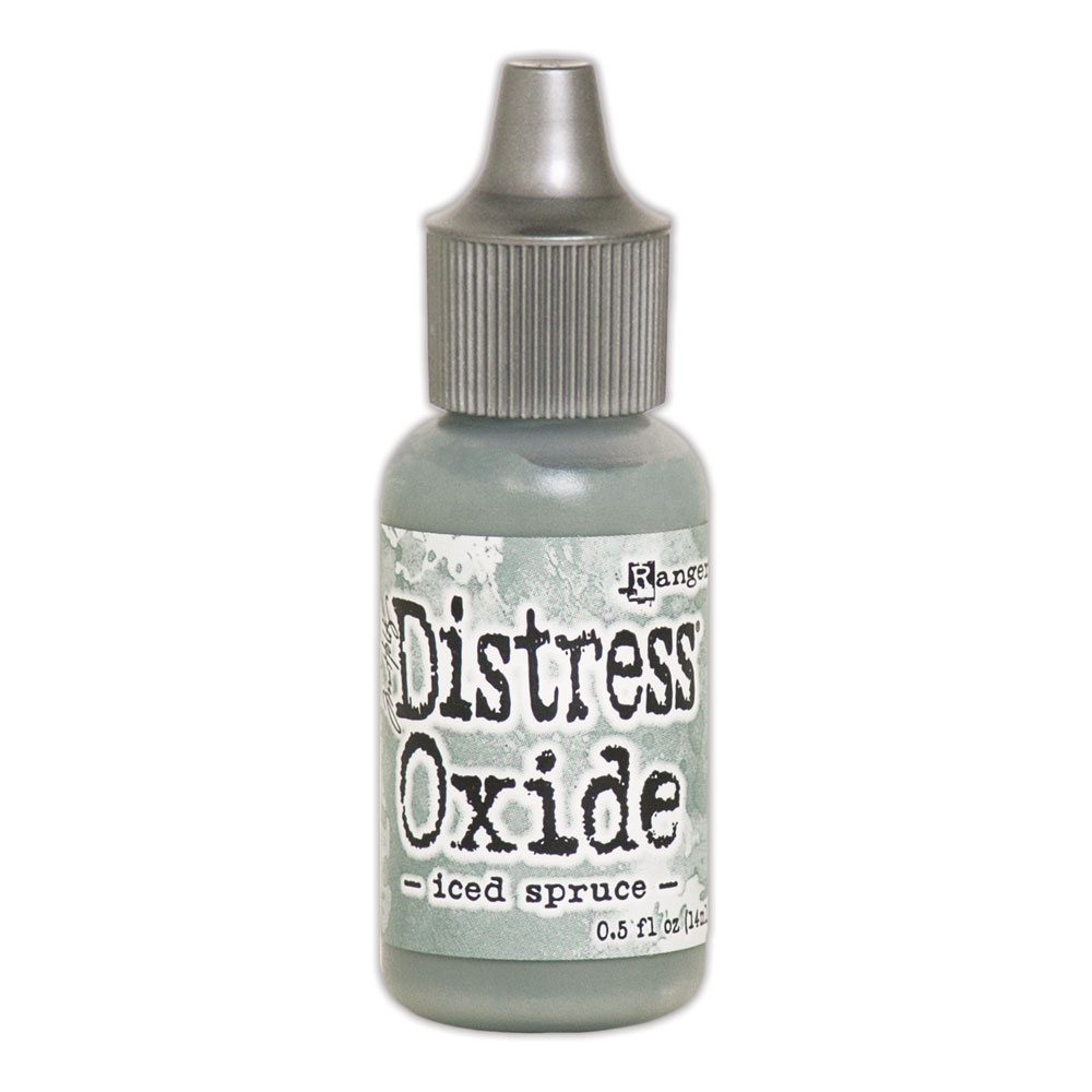 Tim Holtz Distress Oxide Ink Re-Inker Iced Spruce 0.5 fl oz (TDR57130 ...