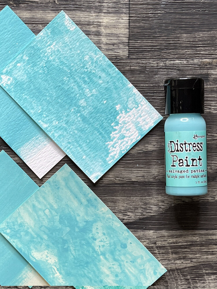 Tim Holtz Distress Paints Flip Top Salvaged Patina 1 oz (TDF72775 ...