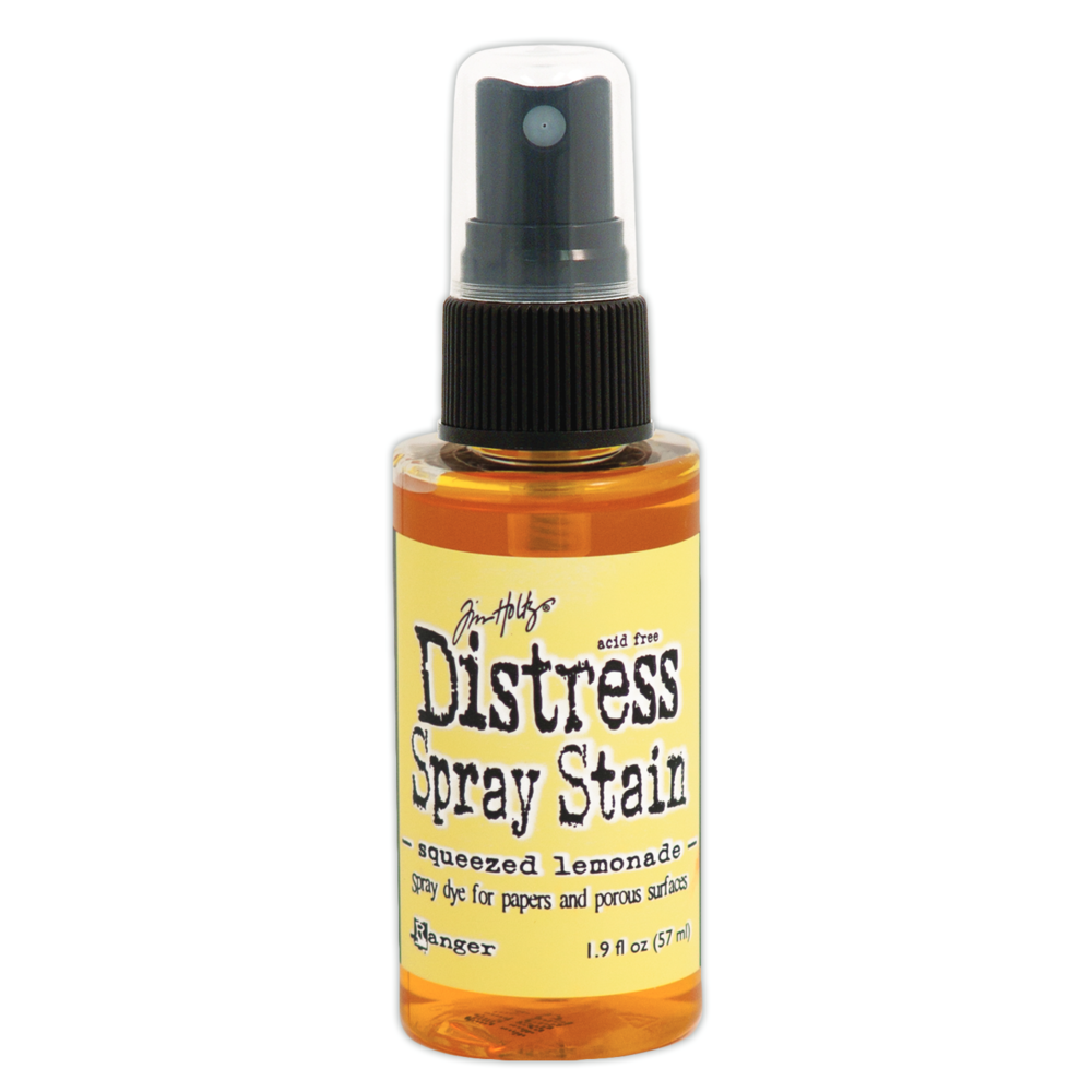 Tim Holtz Distress Spray Stain Squeezed Lemonade 1.9 fl oz (TSS42525 ...