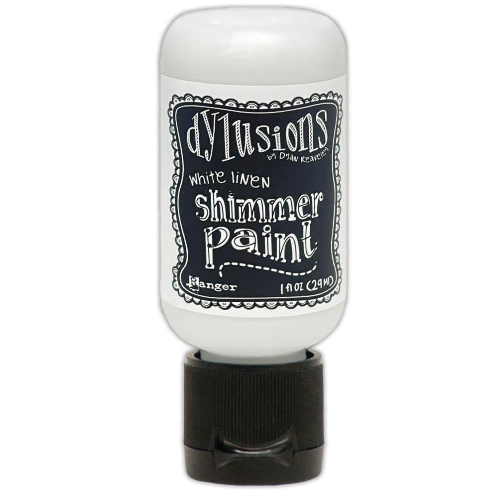 Dyan Reaveley Dylusions Shimmer Paints White Linen 1 oz (DYU81494 ...