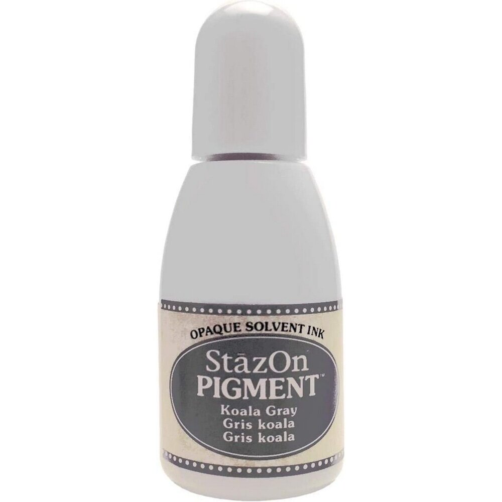 StazOn Pigment Inker Koala Gray 15ml (RZ-PIG-032) - Craftlines B.V.