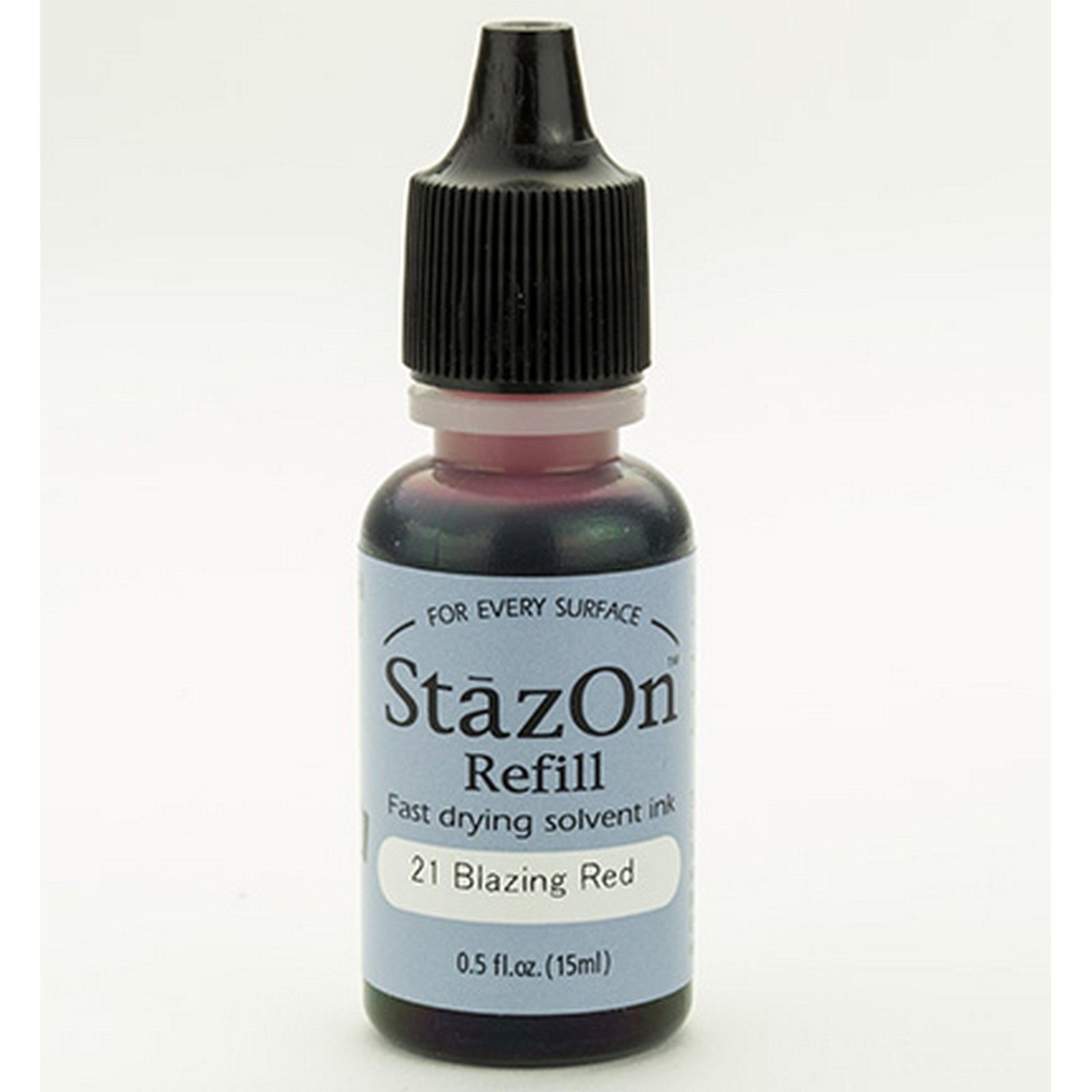 StazOn Refill Blazing Red 15ml (RZ-000-021) - Craftlines B.V.