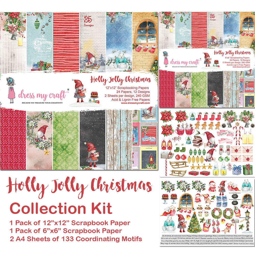 Holly Jolly Christmas Collection Kit (DMCP7404) - Craftlines B.V.