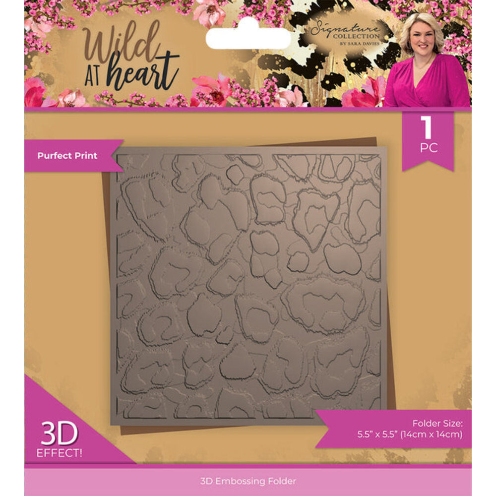 Wild at Heart 3D Embossing Folder Purfect Print (SIG-WAH-3D-EF5-PUP ...