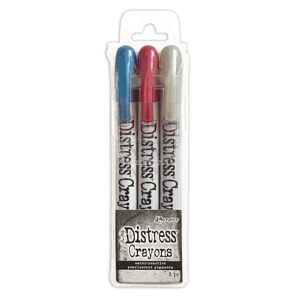 Tim Holtz Distress Crayons Holiday Set 5 Pearl (3pcs) (TSCK84389 ...