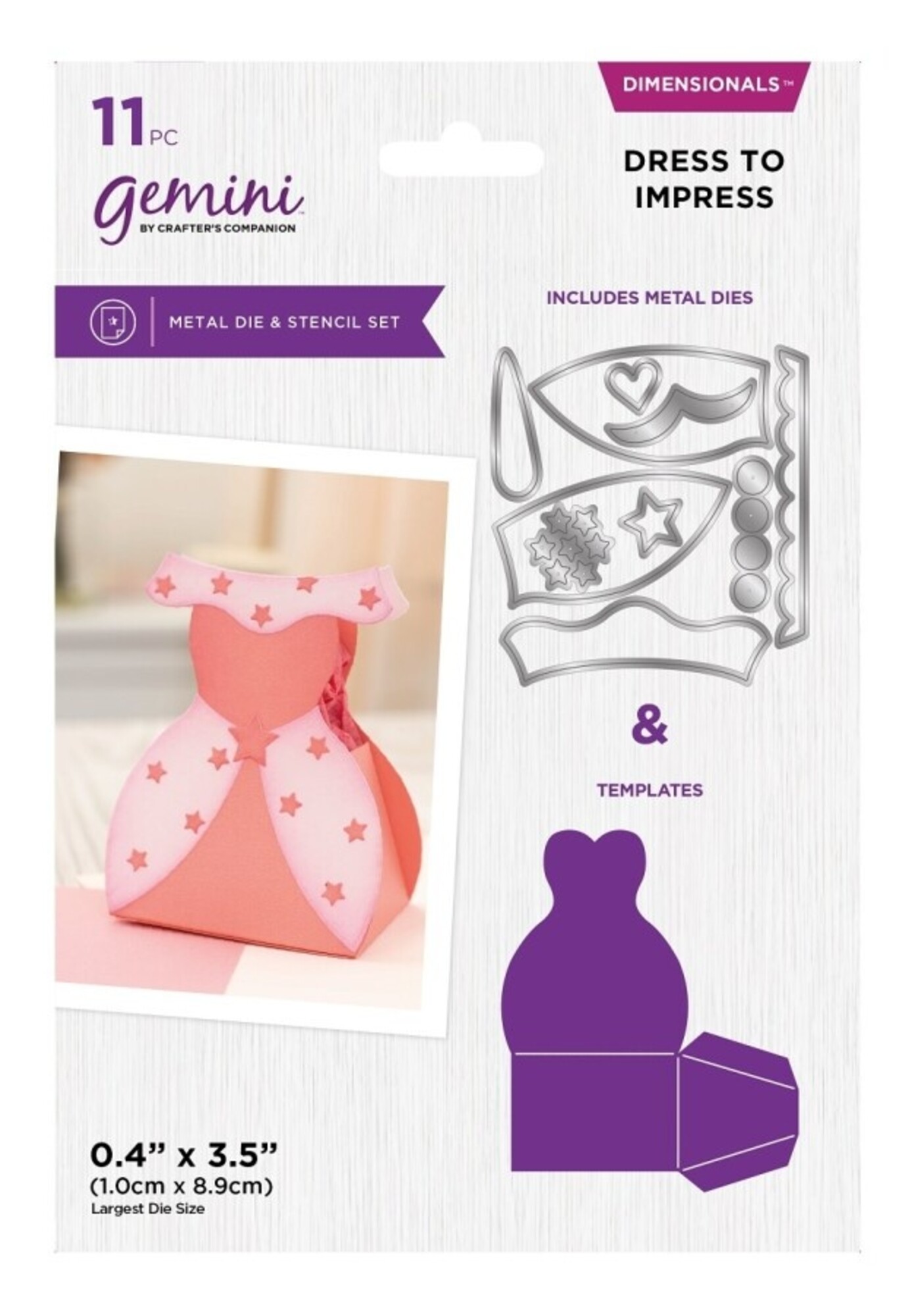 3D Boxes Dimensionals Die & Stencil Dress to Impress (CC-DCE-MD-STEN ...