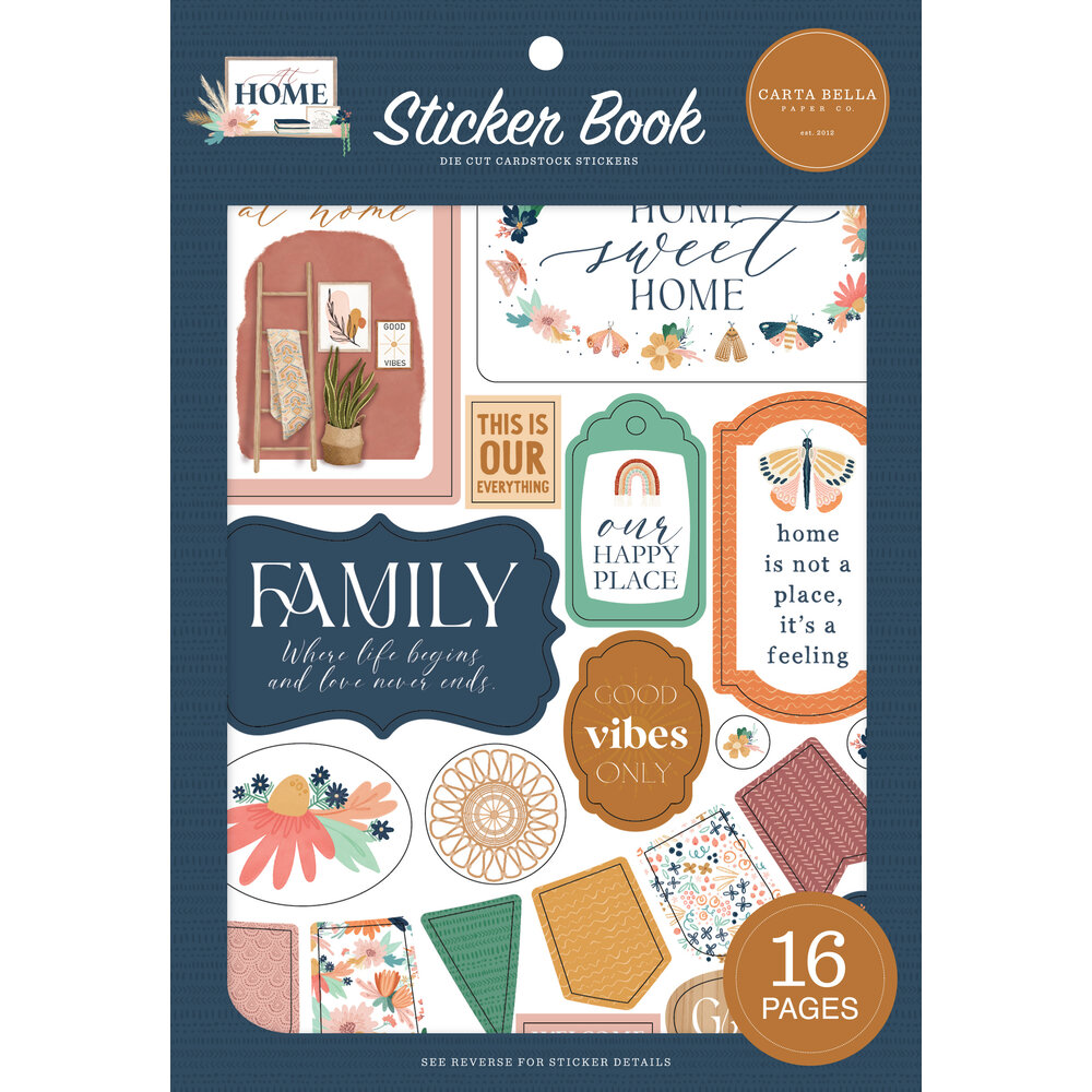 At Home Sticker Book (CBAH339029) - Craftlines B.V.