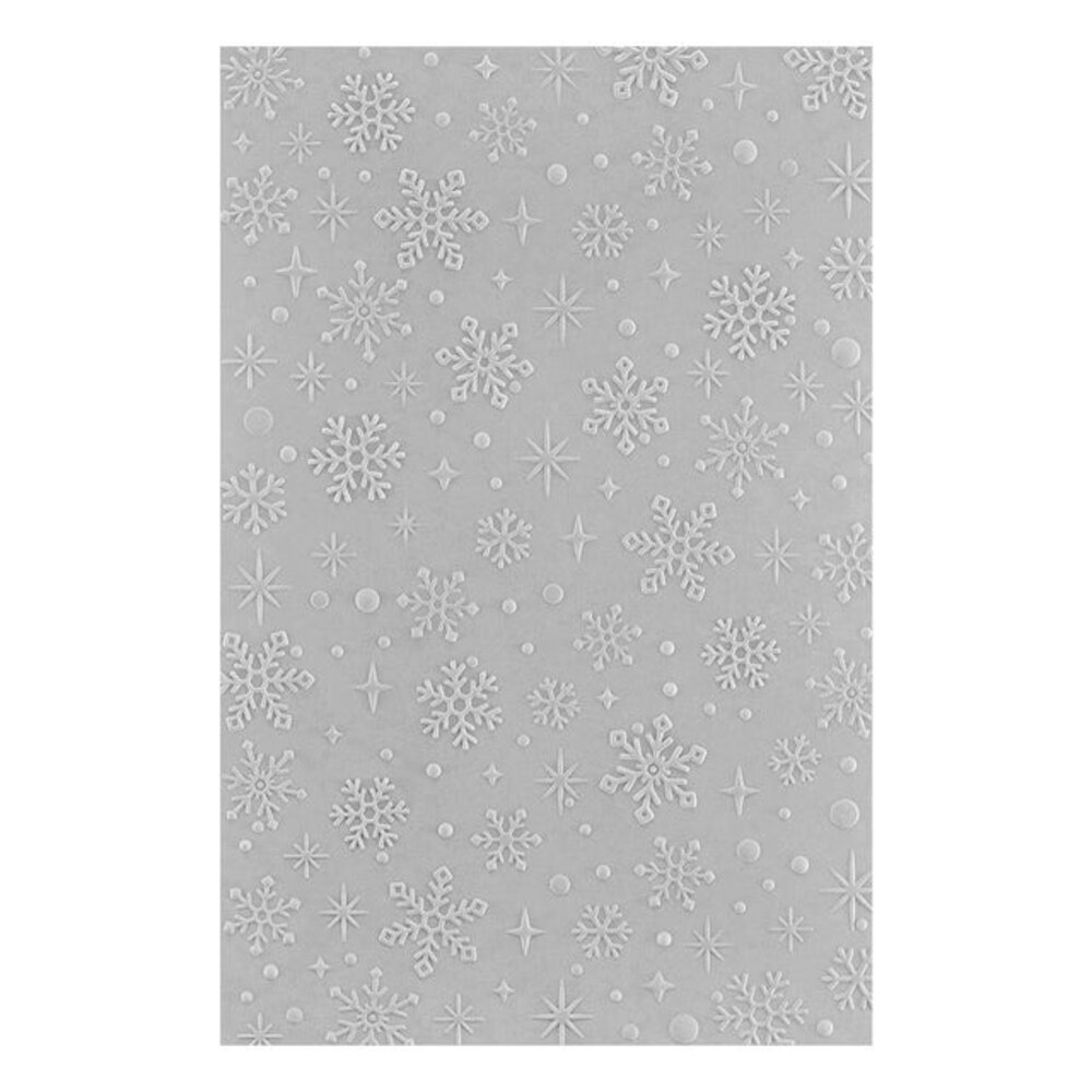 Sparkling Snow 3D Embossing Folder (E3D-069) - Craftlines B.V.