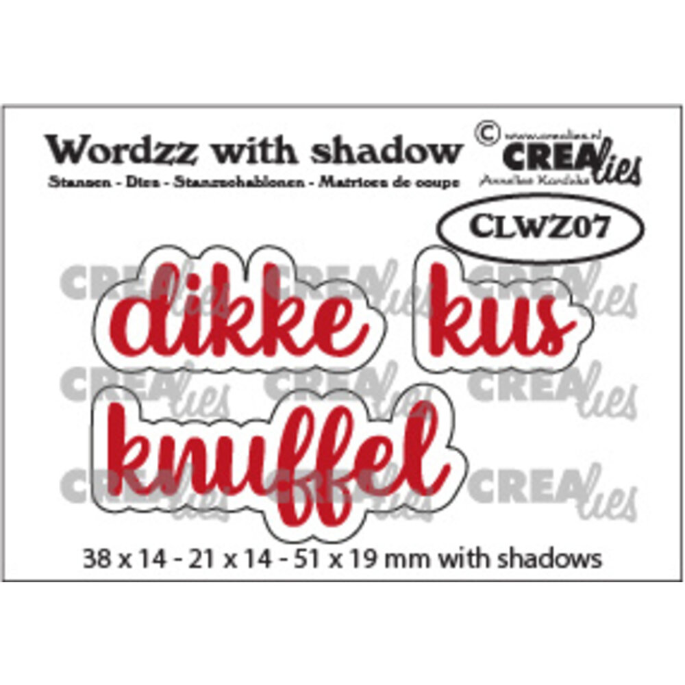Wordzz With Shadow Stansen Dutch No. 7 Dikke Kus/Knuffel (CLWZ07 ...