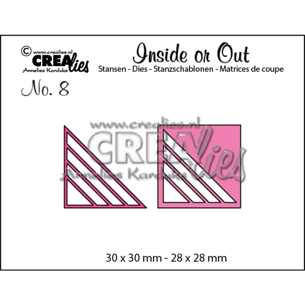Inside Or Out Dies No. 8 Corners C (CLIO08) - Craftlines B.V.