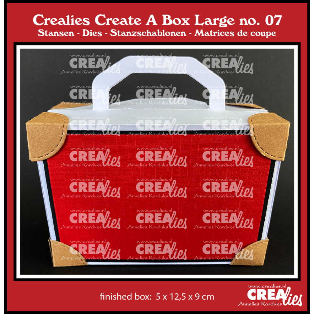 Create A Box Large Dies No. 7 Suitcase Large (CCABL07) - Craftlines B.V.