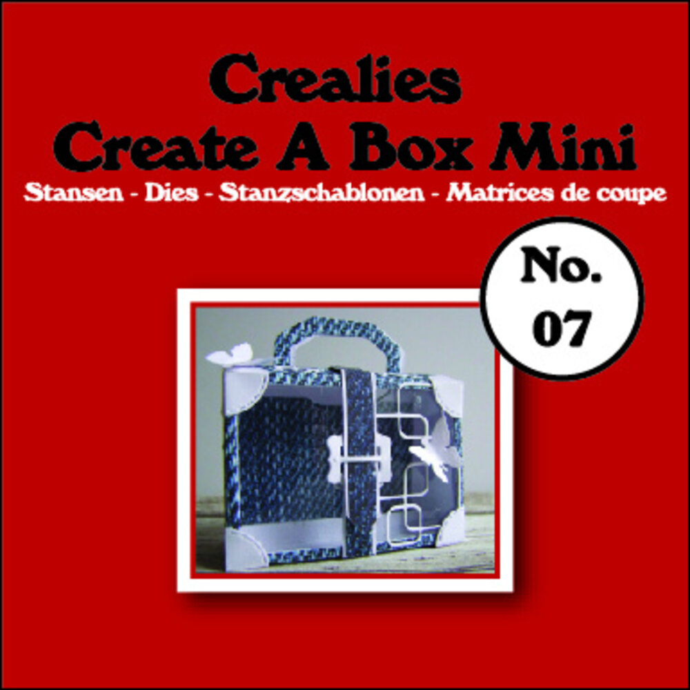 Create A Box Mini Dies No. 07 Suitcase Large (CCABM07) - Craftlines B.V.