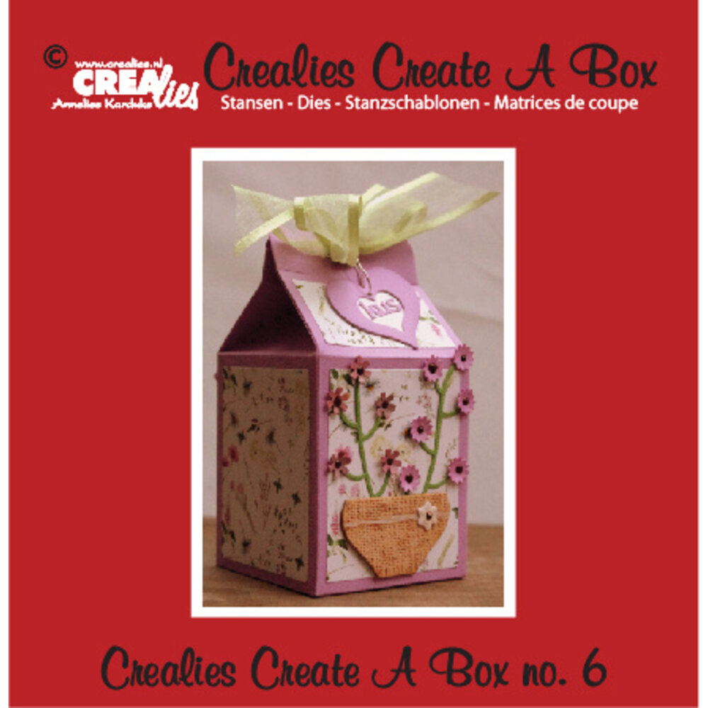 Create A Box Dies No. 6 Milk Carton (CCAB06) - Craftlines B.V.