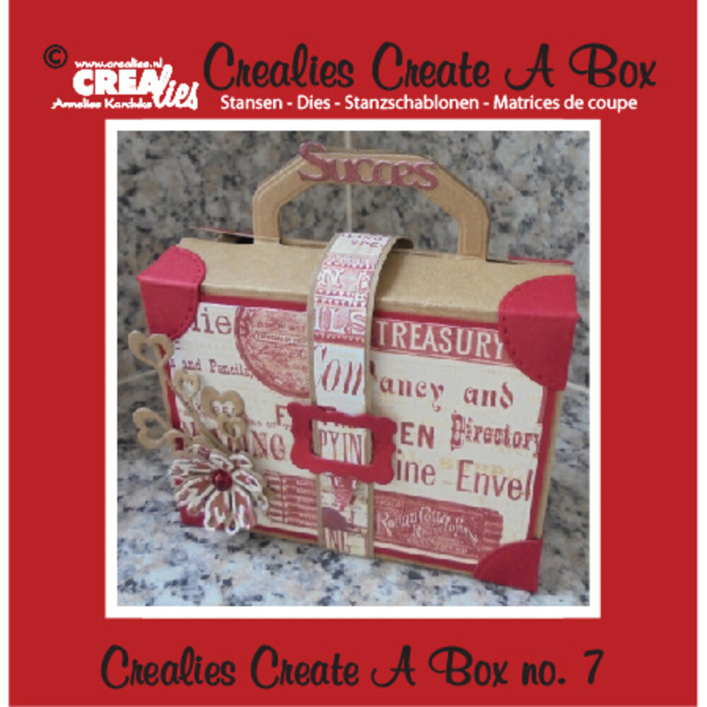 Create A Box Dies No. 7 Suitcase (CCAB07) - Craftlines B.V.