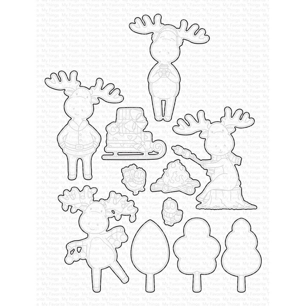 Merry Moose Die-namics (MFT-2641) - Craftlines B.V.