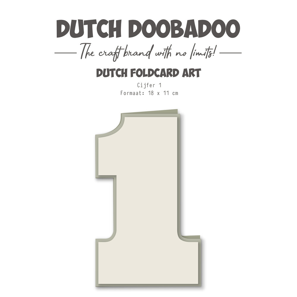 Dutch Card Art A4 Number 1 (470.784.273) - Craftlines B.V.