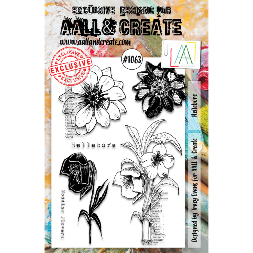 Stamp Set A5 Hellebore (AALL-TP-1063) - Craftlines B.V.