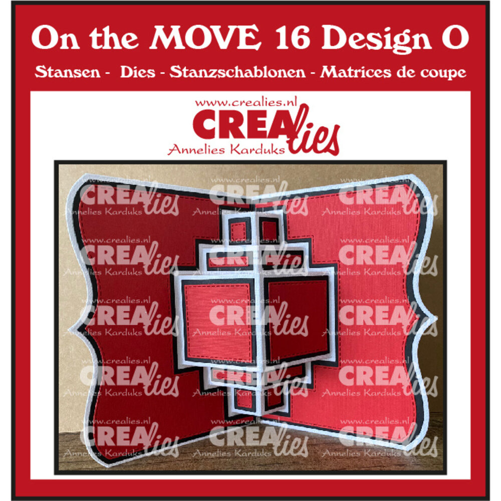 On The Move Stansen No. 16 Design O Pop Up Card (CLMOVE16) - Craftlines ...