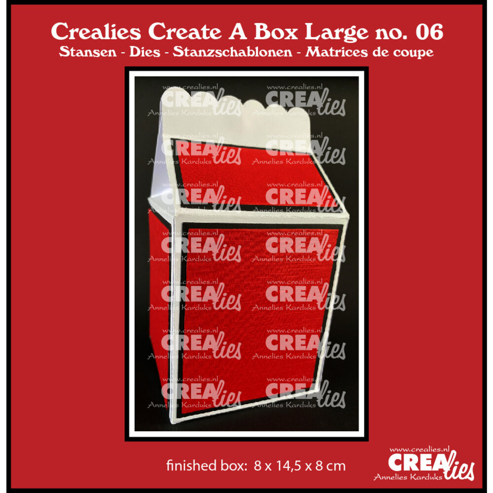 Create A Box Large Stansen No. 6 Melkpak Groot (CCABL06) - Craftlines B.V.