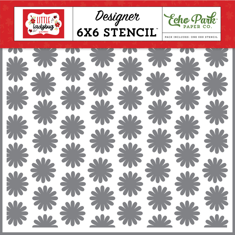 Daisy Days Stencil (LLB347034) - Craftlines B.V.