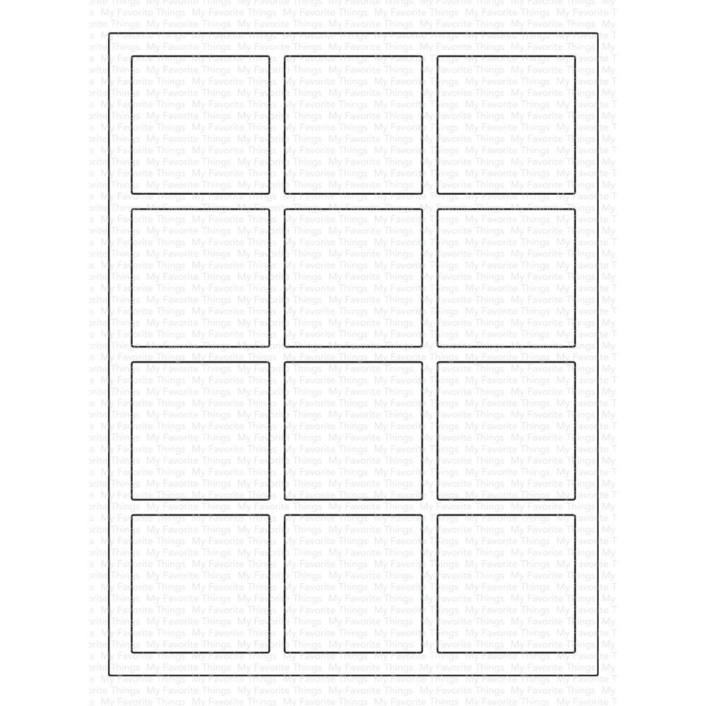 Square Grid Cover-Up Die-namics (MFT-2660) - Craftlines B.V.