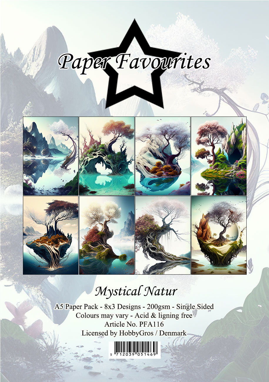 Mystical Natur A5 Paper Pack (PFA116) - Craftlines B.V.
